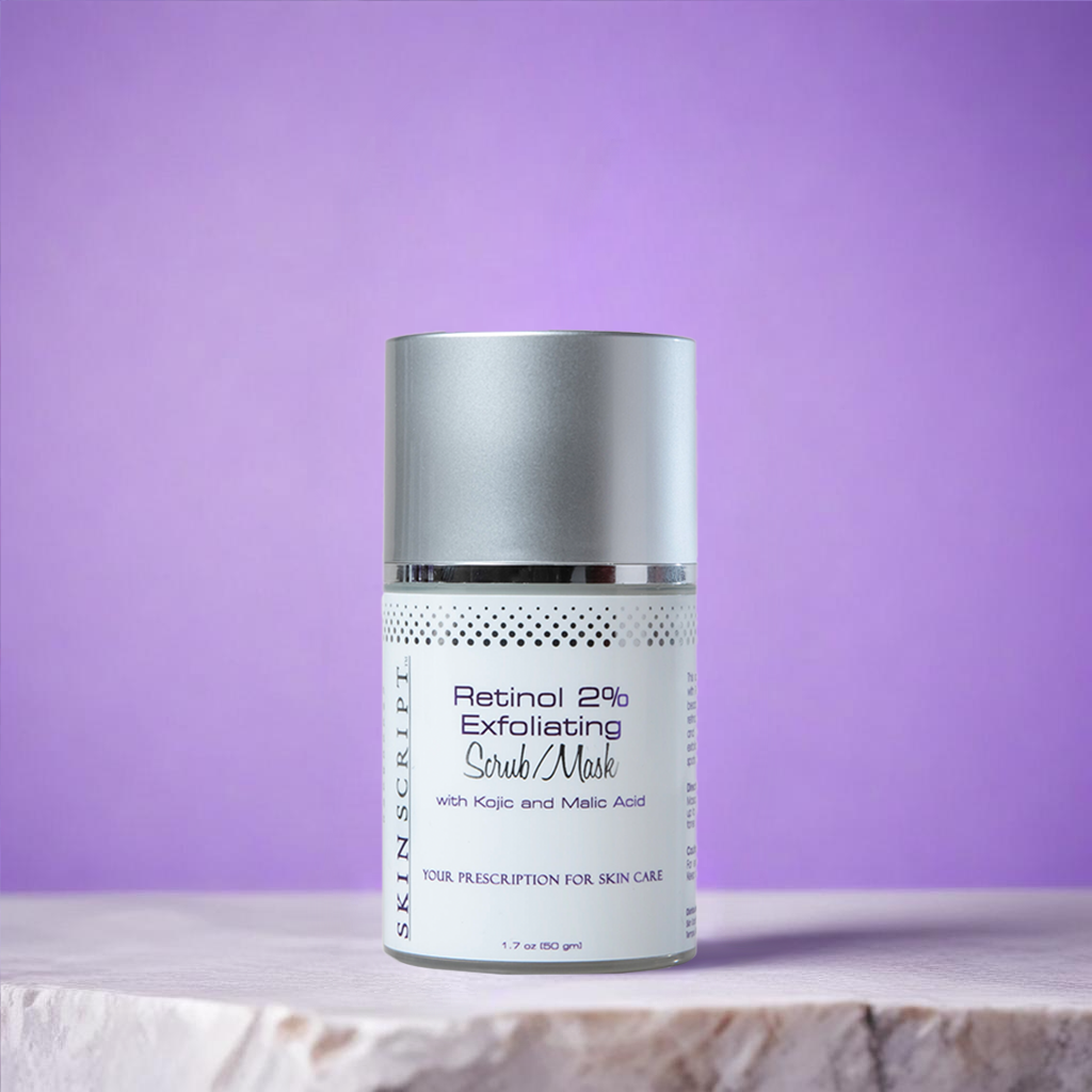 Skin Script Retinol 2% Exfoliating Scrub/Mask – Acne Clinic NYC